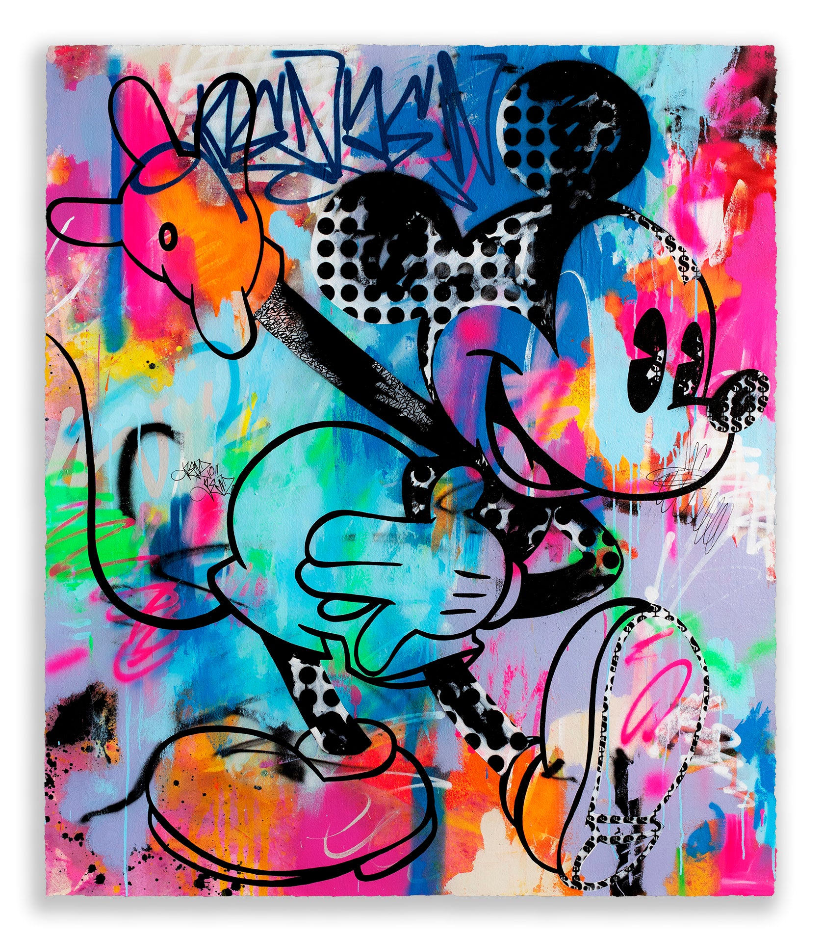Mickey Mouse Graffiti Handen Disney Mickey Mouse Disney 100 Hand